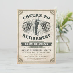 Lawyer/Judge Retirement Party Invitation - Cheers | Zazzle