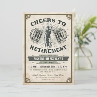 Lawyer/Judge Retirement Party Invitation - Cheers | Zazzle