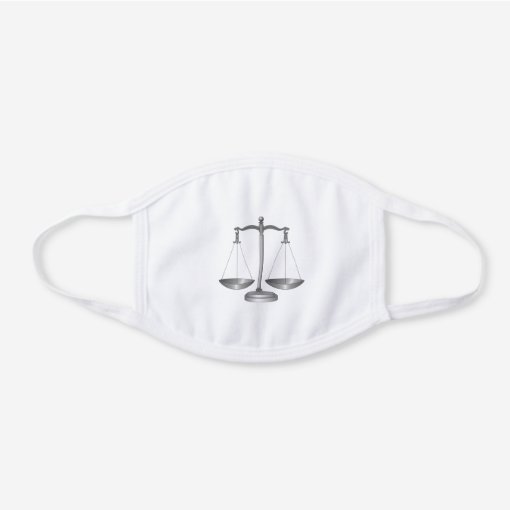 Lawyer Judge Reusable Cotton Face Mask : Justice | Zazzle