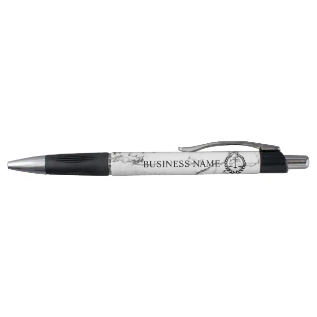 Lawyer Justice Scale Attorney at Law Marble Pen | Zazzle