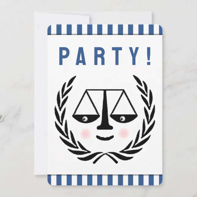 Lawyer Party Invitation | Zazzle