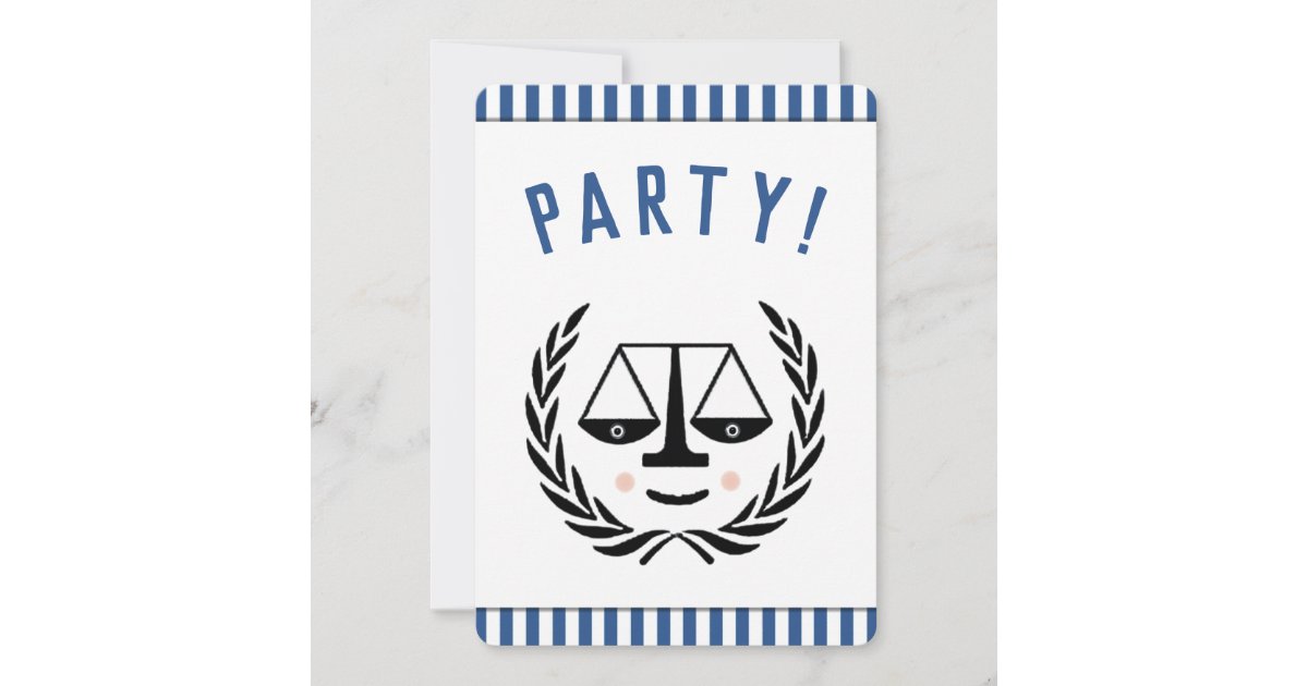 Lawyer Party Invitation | Zazzle