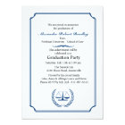 Symbol of Justice Graduation Invitation | Zazzle.com