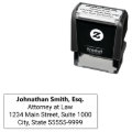 Lawyer's Name Professional Title Return Address Self-inking Stamp | Zazzle