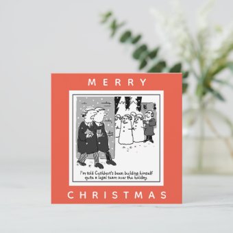 Lawyers with Legal Team of Snowmen Card | Zazzle