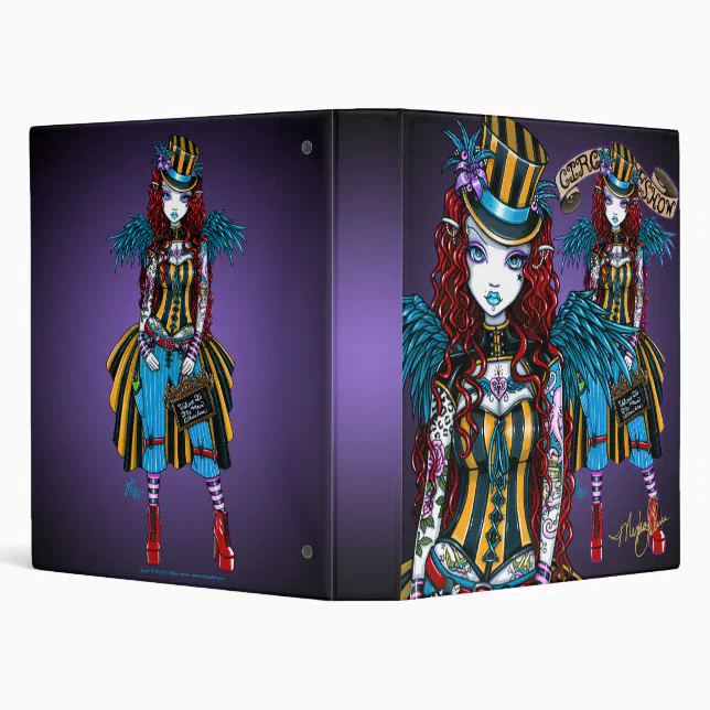 "Layla" Steampunk Circus Tattoo Sideshow Binder | Zazzle