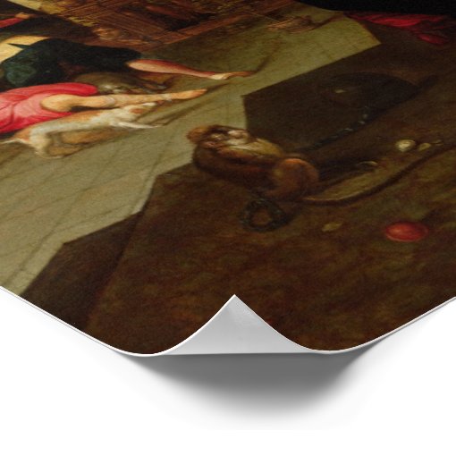 Lazarus and the Rich Man's Table Poster | Zazzle