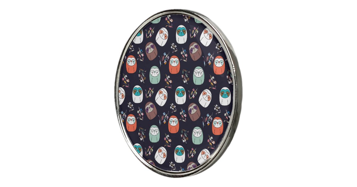 Lazy Sloth Golf Ball Marker | Zazzle