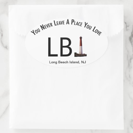 LBI Sticker Long Beach Island, NJ Lighthouse | Zazzle