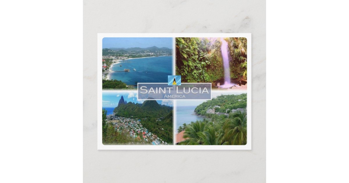 LC Saint Lucia - Postcard | Zazzle
