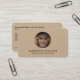 LCSW Social Worker Custom QR Photo Business Card | Zazzle