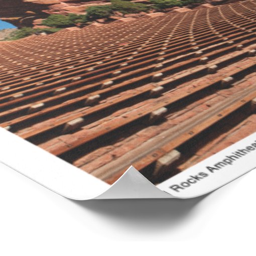 LDC Red Rocks Amphitheatre Poster | Zazzle