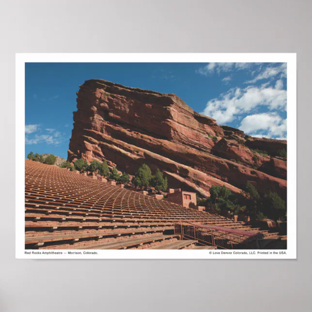 LDC Red Rocks Amphitheatre Poster | Zazzle