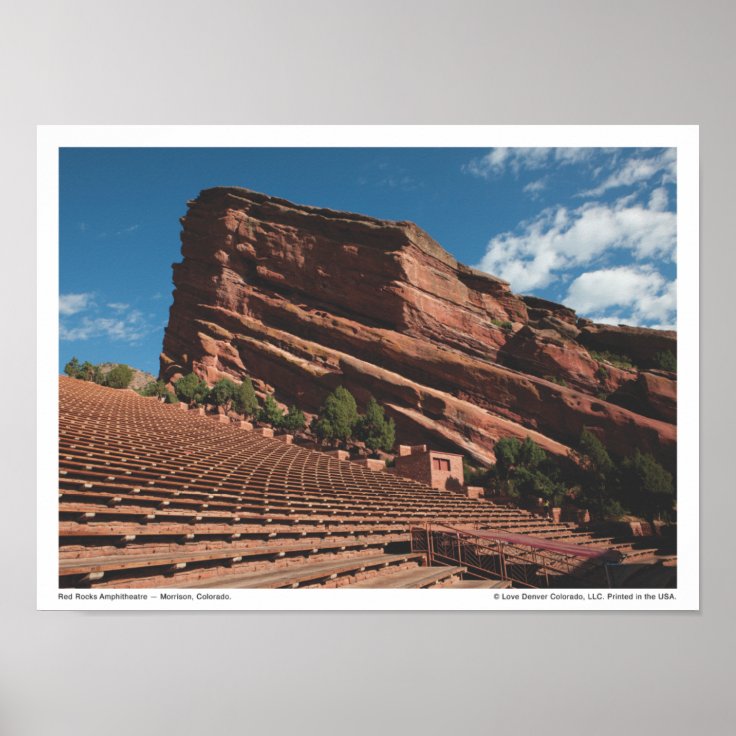 LDC Red Rocks Amphitheatre Poster | Zazzle