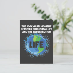 LDS Mormon Life Premortal Resurrection Missionary Postcard | Zazzle