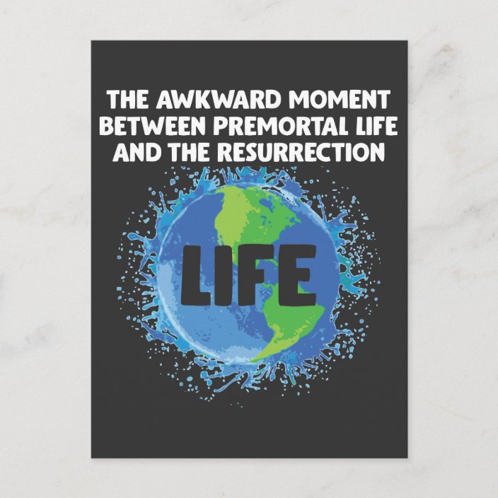 LDS Mormon Life Premortal Resurrection Missionary Postcard | Zazzle.com