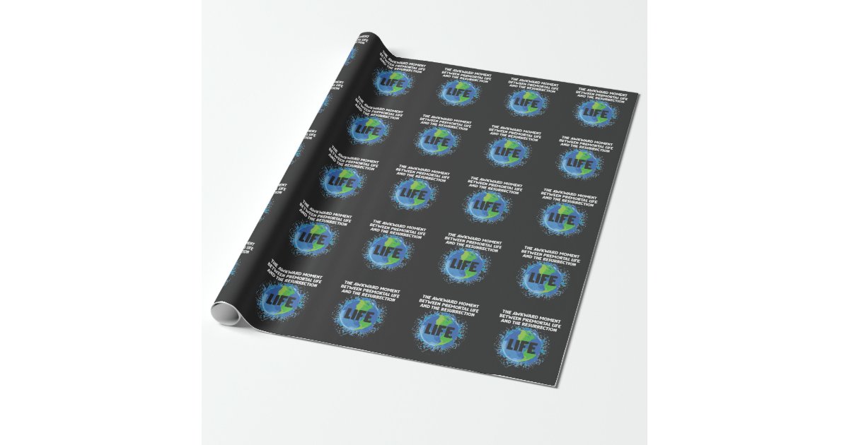 LDS Mormon Life Premortal Resurrection Missionary Wrapping Paper | Zazzle