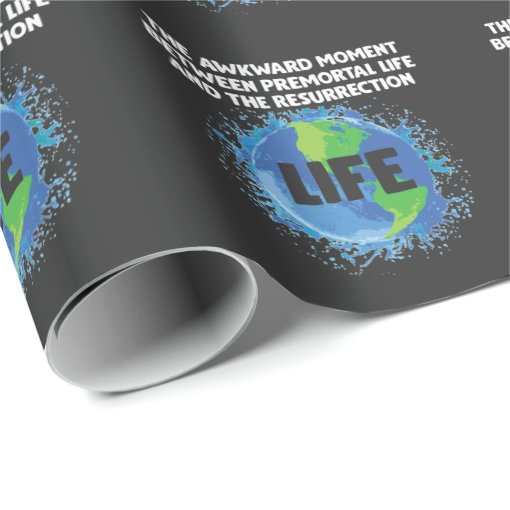 LDS Mormon Life Premortal Resurrection Missionary Wrapping Paper | Zazzle
