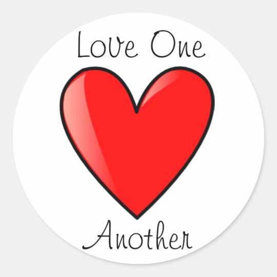 LDS Primary Stickers - Love one Another | Zazzle.com