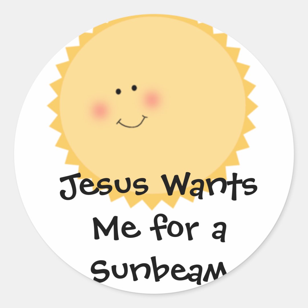 Lds Primary Stickers - Sunbeam | Zazzle