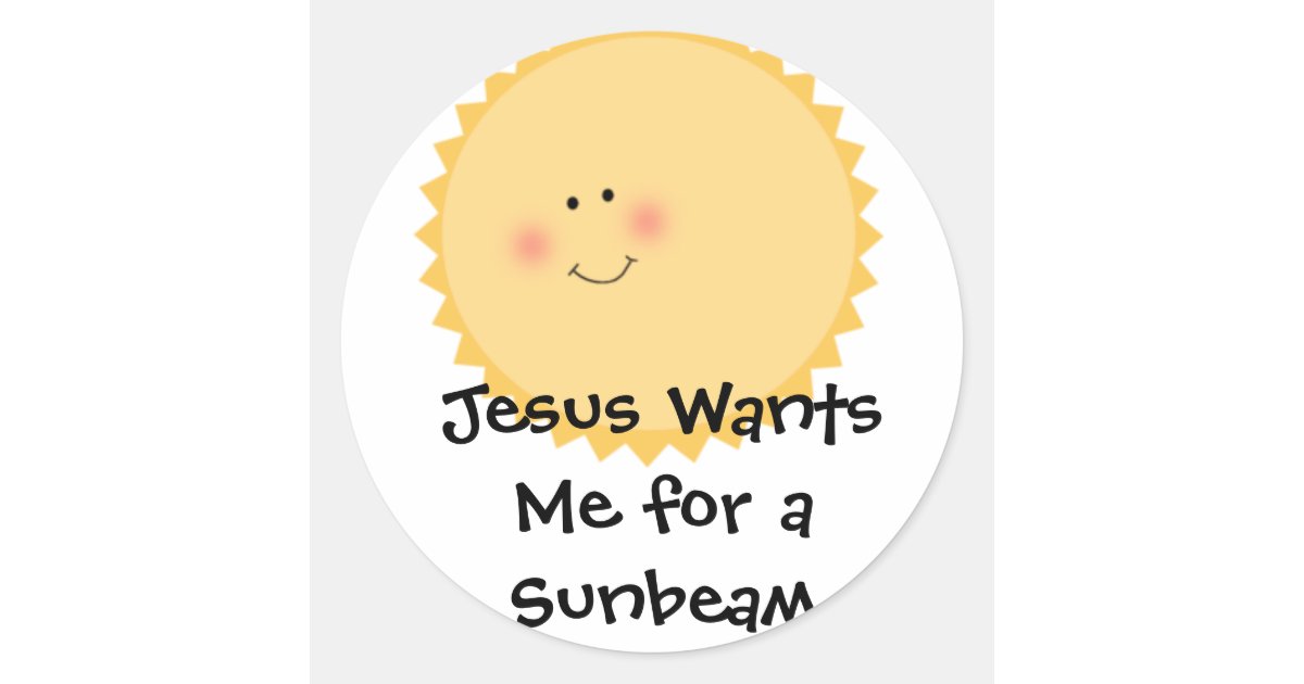 Lds Primary Stickers - Sunbeam | Zazzle