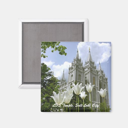 LDS Temple, Salt Lake City Magnet | Zazzle