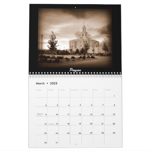 LDS Temples 2016 Calendar | Zazzle