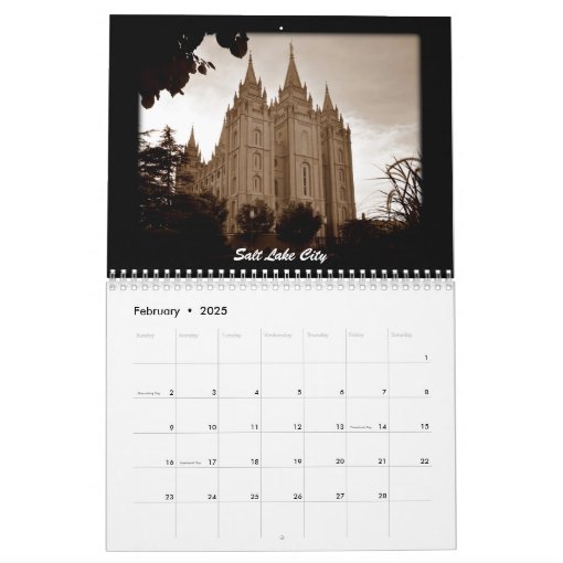 LDS Temples 2016 Calendar | Zazzle