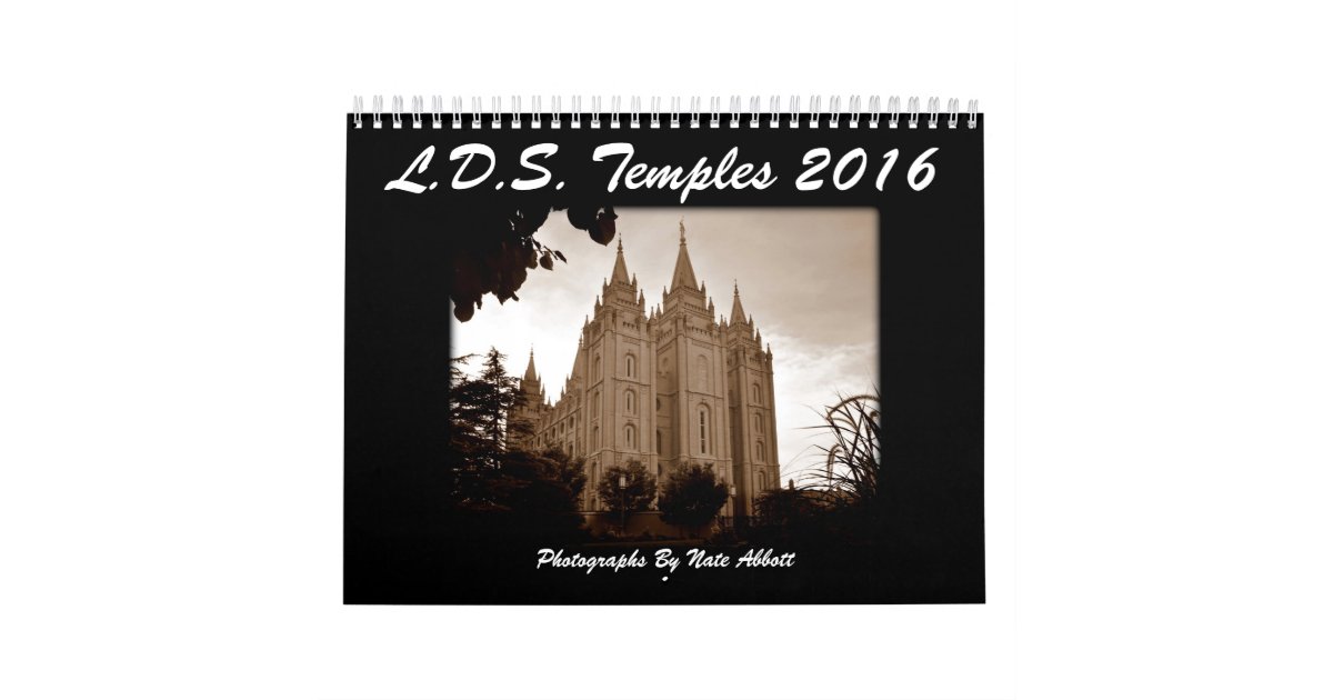 LDS Temples 2016 Calendar | Zazzle