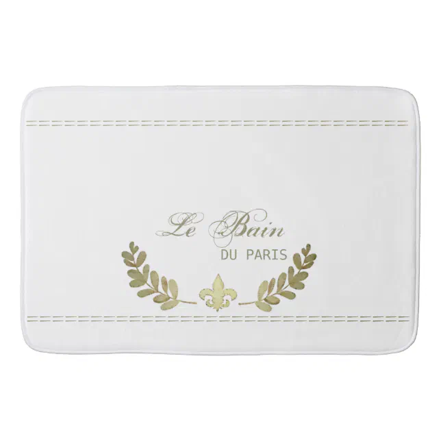 Le Bain Du Paris Bath Mat | Zazzle