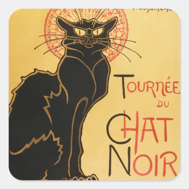 Le Chat Noir Stickers | Zazzle