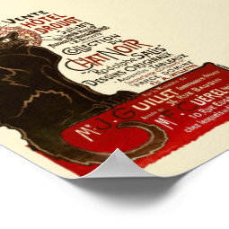 Le Chat Noir, Vente Hôtel Drouot Fine Art Poster | Zazzle