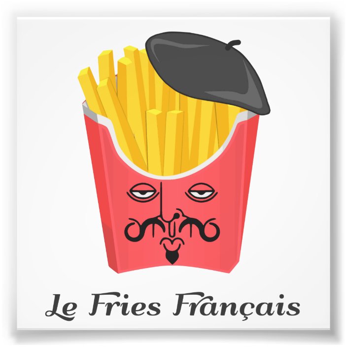 Le French Fries from France Photo Print | Zazzle.com