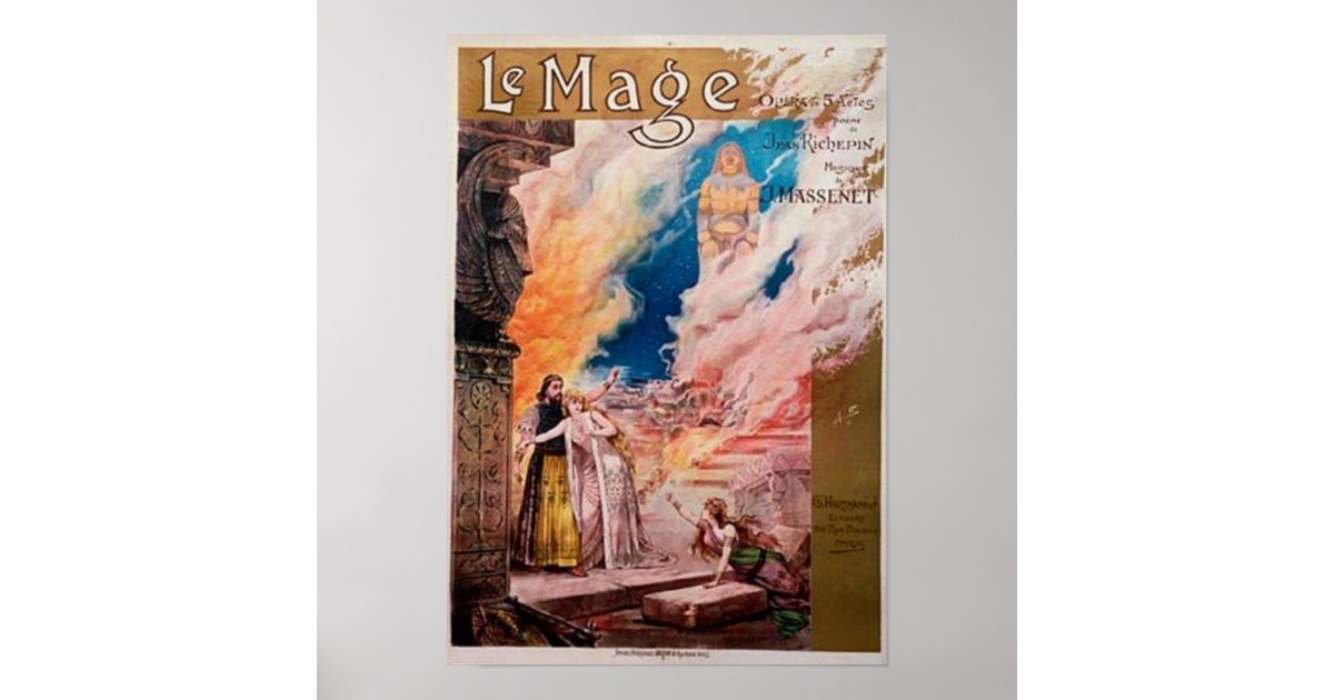 Le Mage French Opera Poster | Zazzle