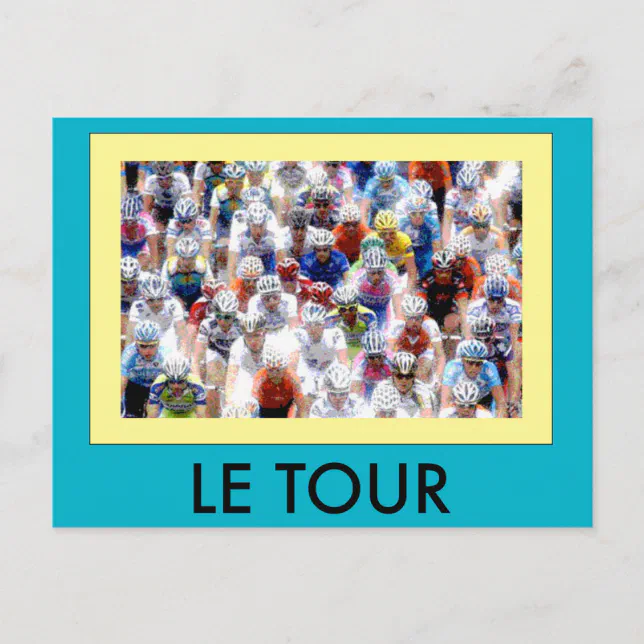 Le Tour Postcard | Zazzle