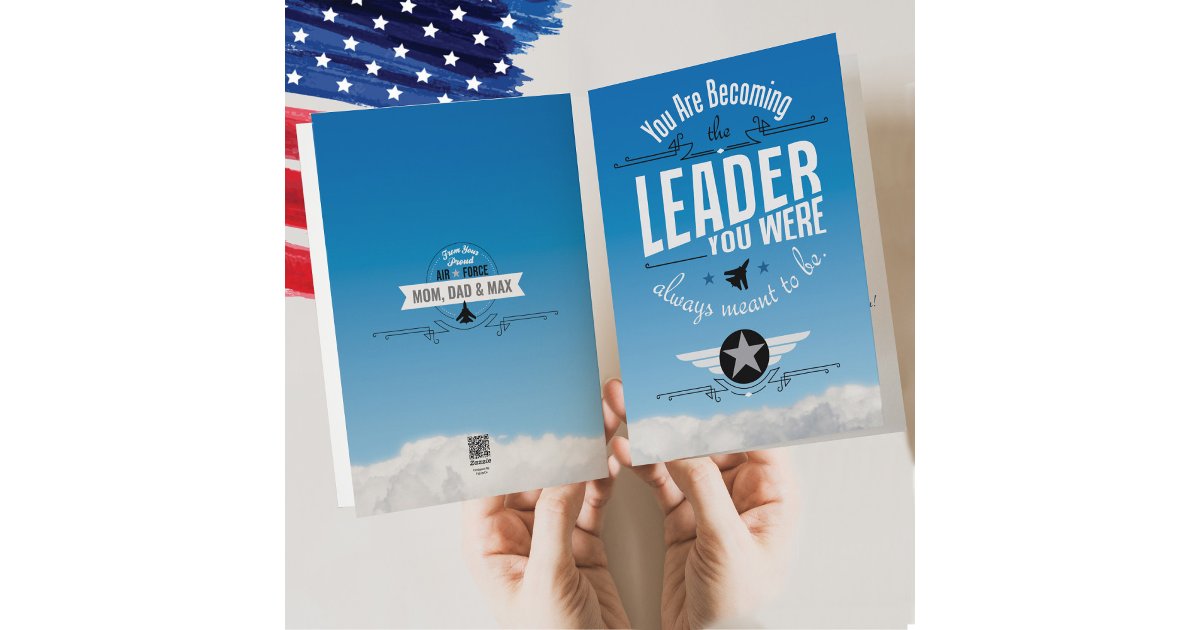 Leader Air Force Basic Training BMT Military Card | Zazzle