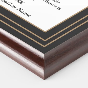 Leader Employee Recognition Leadership Custom Award Plaque | Zazzle