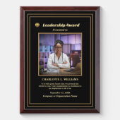 Leader Employee Recognition Leadership Custom Award Plaque | Zazzle