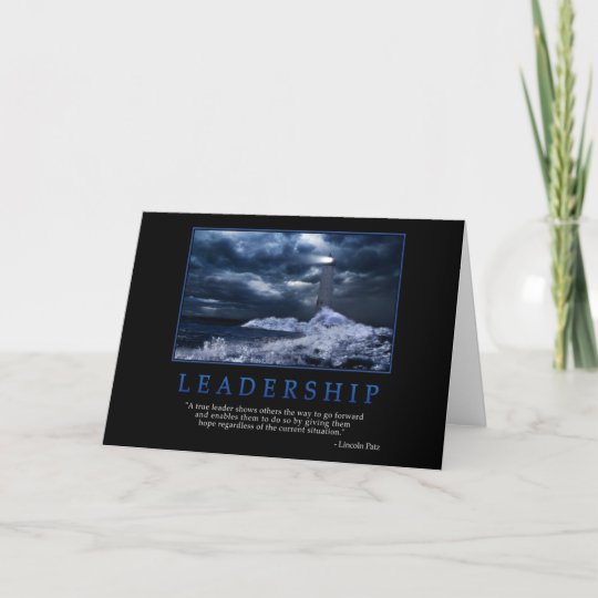 Leadership Greeting Card | Zazzle.com