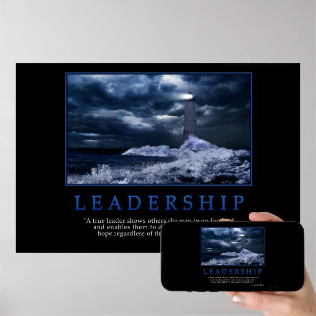 Leadership Poster | Zazzle