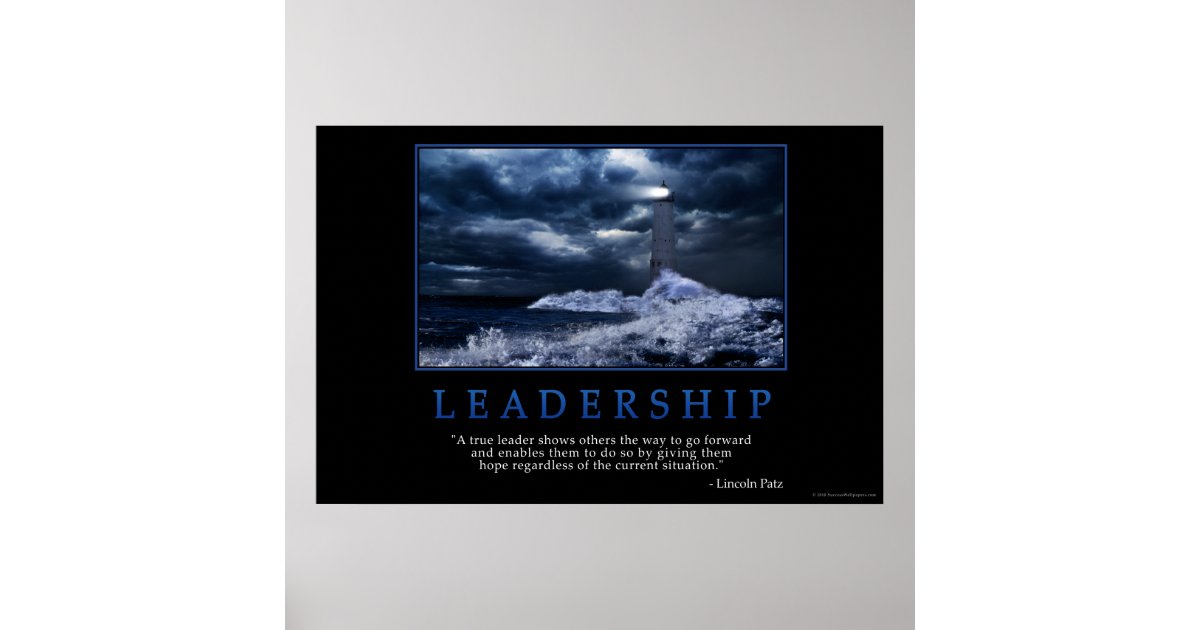 Leadership Poster | Zazzle