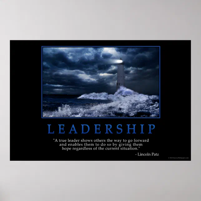 Leadership Poster | Zazzle
