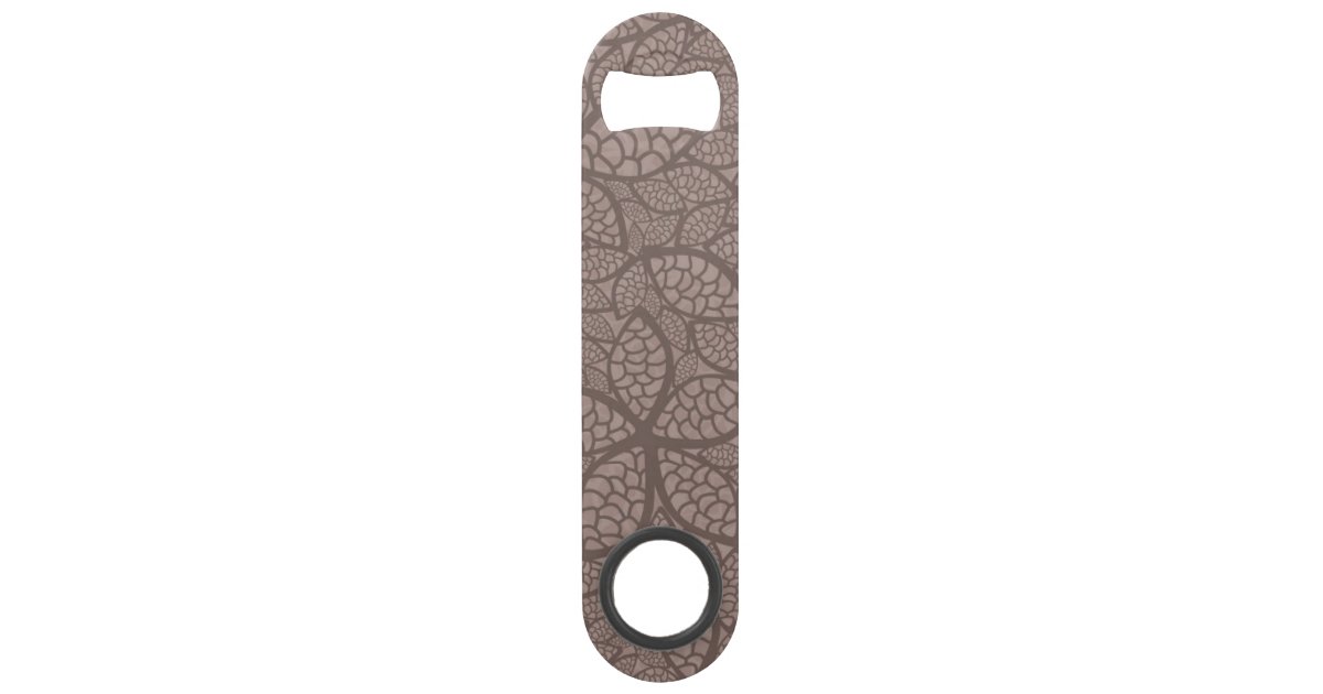 Leaf pattern border and background bar key | Zazzle