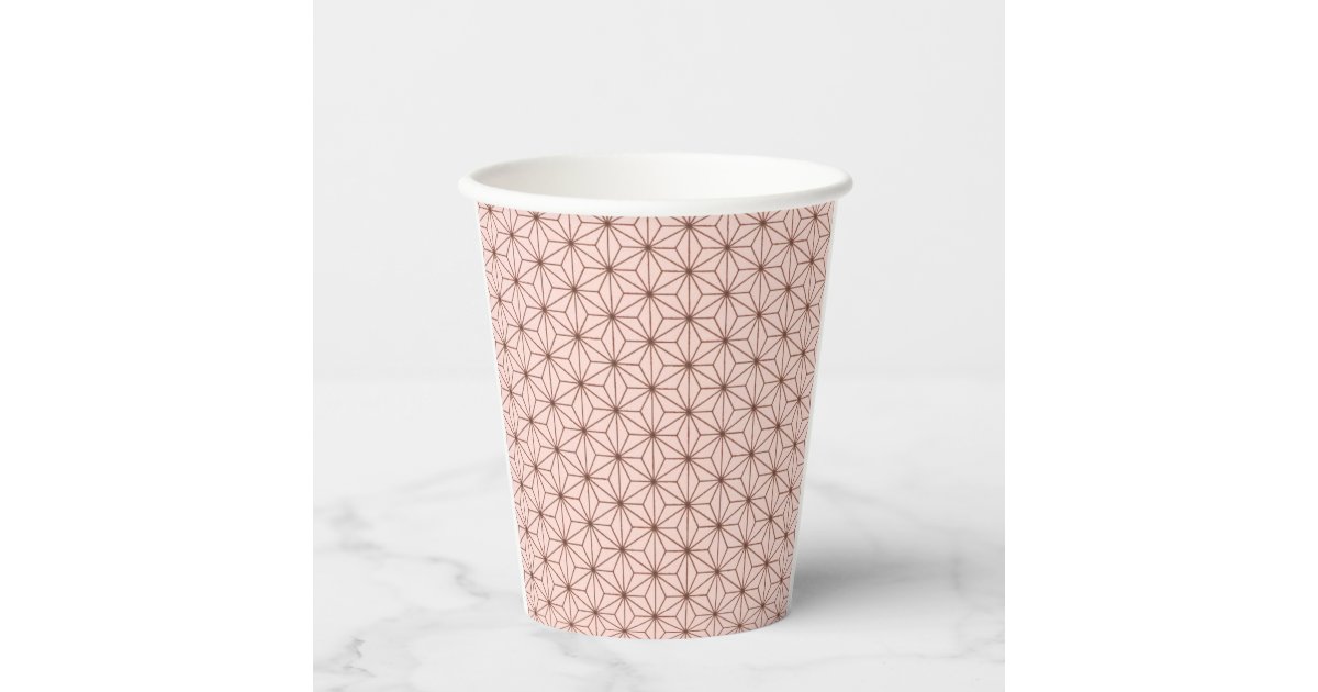leaf pattern paper cups | Zazzle