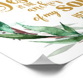 Leafy Christian/Bible Poster | Zazzle