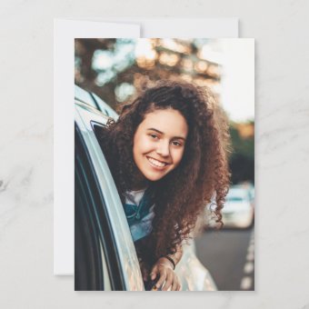Leafy Fern Succulent Fauna Photo Graduation Invite | Zazzle
