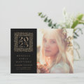Leafy Year Photo Graduation Invitation | Zazzle