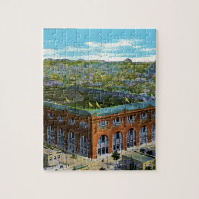 League Park Baseball Stadium Jigsaw Puzzle | Zazzle
