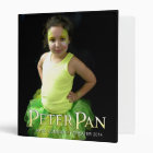 Peter Pan Sitting Down Binder | Zazzle.com