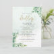 LeahG Greenery Gold PHOTO Wedding Invite | Zazzle